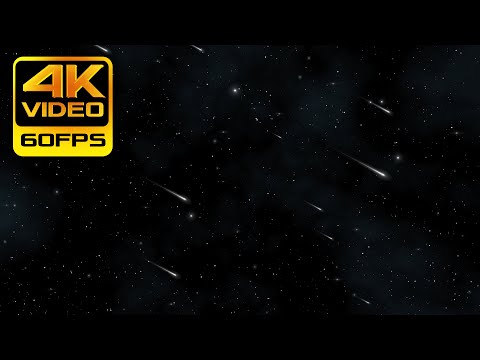 SHOOTING STARS OVERLAY ► 4K Motion Background ║ NIGHT SKY Short Version ║ Free ► HD Video Effect