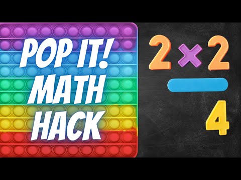 Pop It! Math Hack To Learn Multiplication Times Tables- How to Remember Multiplication Facts