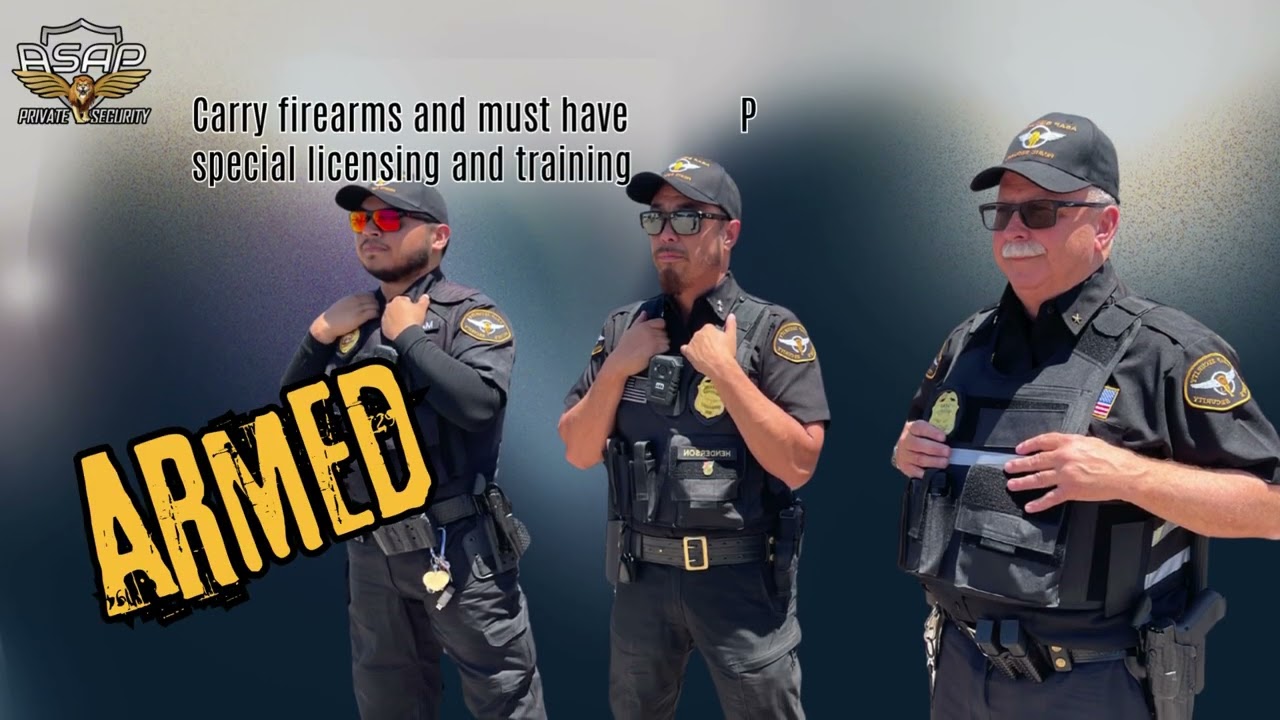 Unarmed vs. Armed Security Guards: Which is Right for You? | ASAP Security Guards