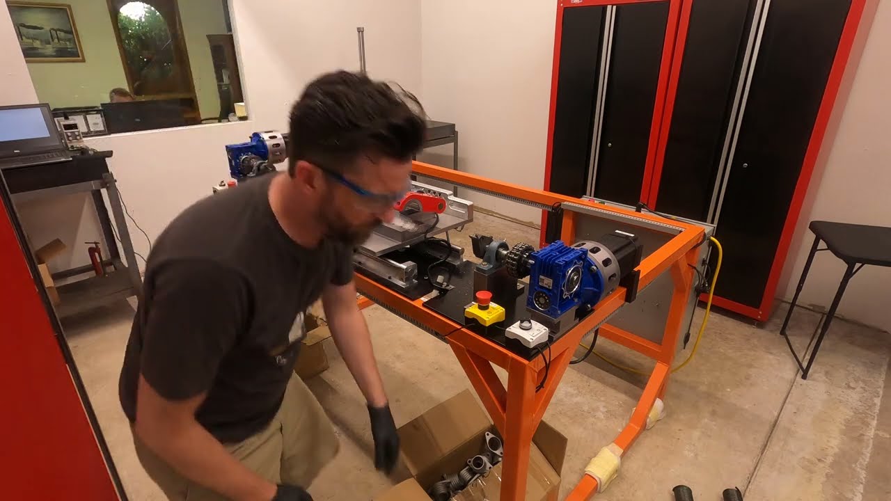 Garage Spring Coning Machine - PLC.