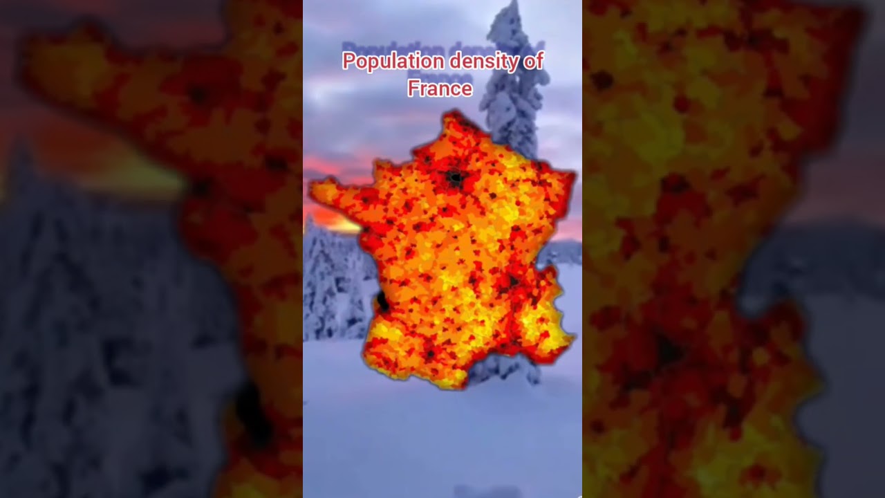 population density in France #education #mapping #geographymap #mapper #france