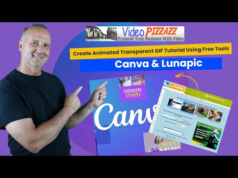 How To Create Animated Transparent GIF Tutorial Using Free Tools - Canva and Lunapic