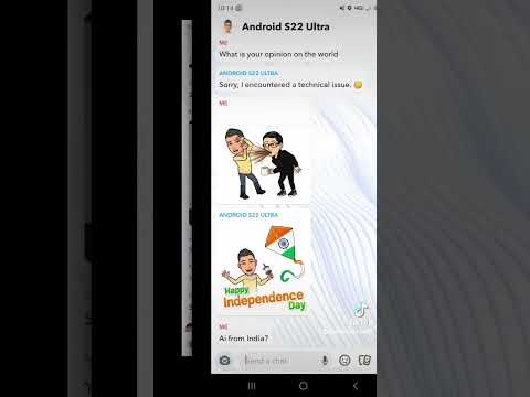 snapchat ai posted a story