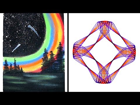 شرح 16 Drawing Tricks For Boring Days || Easy Drawing - منصة معارف