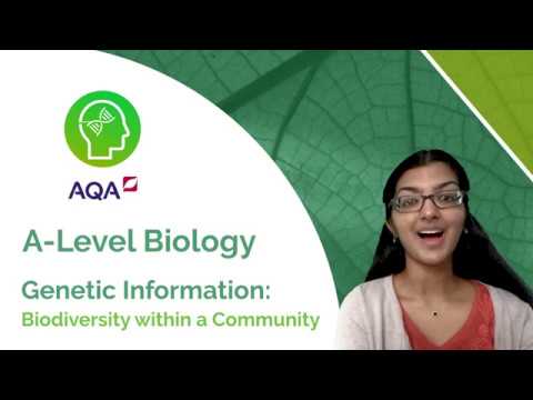 AQA A Level Biology: Biodiversity Within a Community