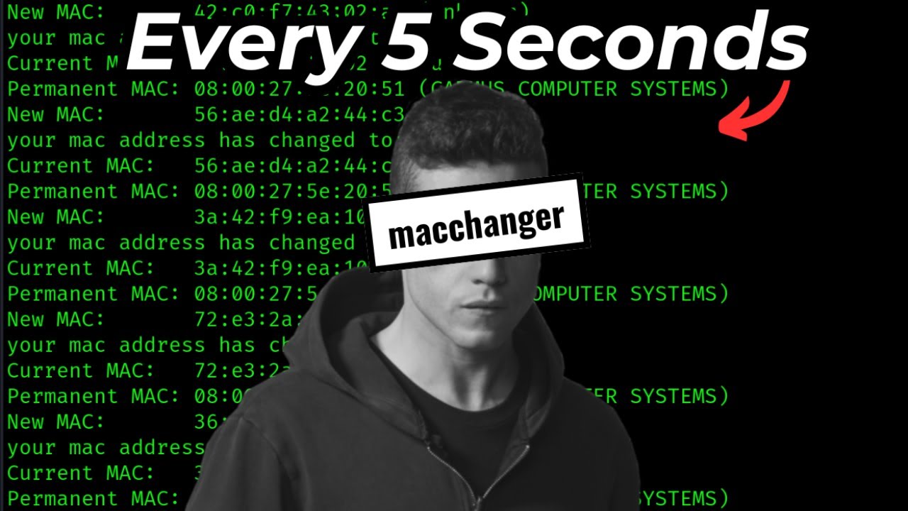 Automatically Change Mac Address every 5 Seconds | Kali Linux 2024