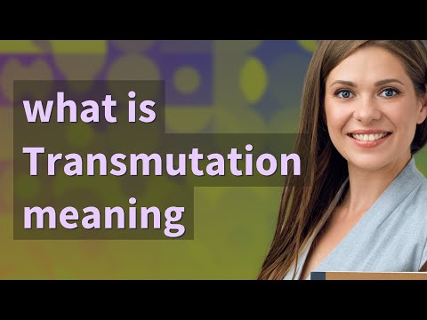 Transmutation | meaning of Transmutation