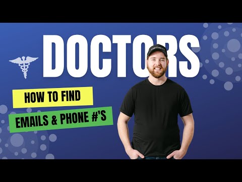 Making a list of doctor's email addresses | Doctors Email Address | Find Doctors Email Address
