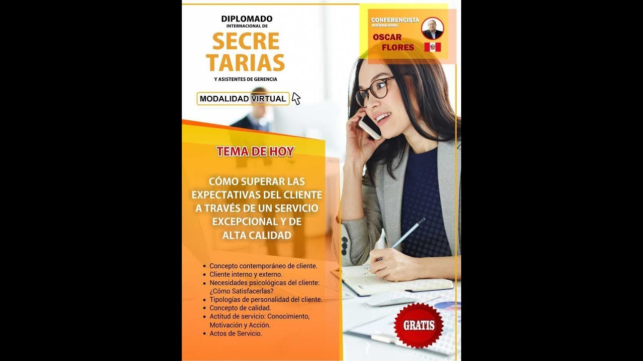 ATENCIÓN AL CLIENTE  - DIPLOMADO DE SECRETARIAS