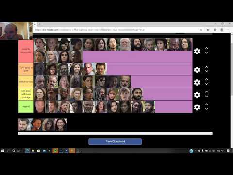 The Walking Dead (a tier list)