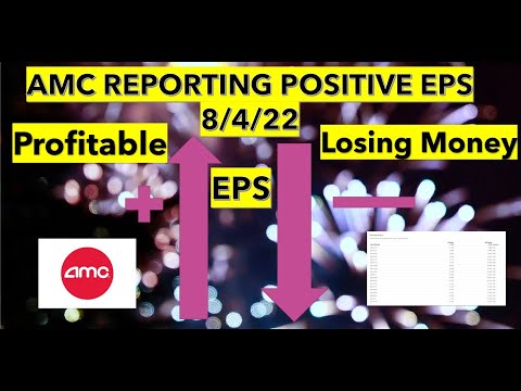 AMC STOCK REPORTING POSITIVE EPS ON 8/4/2022 . WHAT IS EPS? "Thesis of smart money are over."