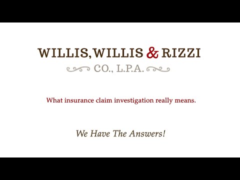 What insurance claim investigation really means.