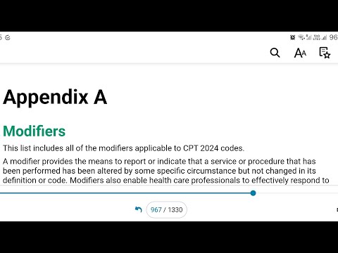Clear explanation of common CPT- Modifiers/Medical coding For Beginners