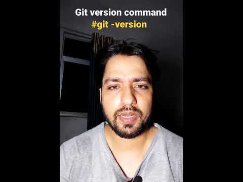 Git version command | how to check git version ? | git