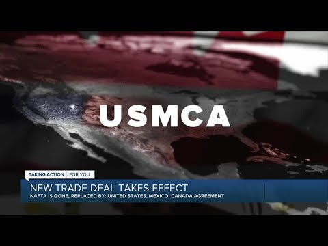 New trade agreement takes effect
