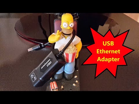 ⭕ USB Ethernet Adapter USB2.0 to RJ45 Lan 🌐