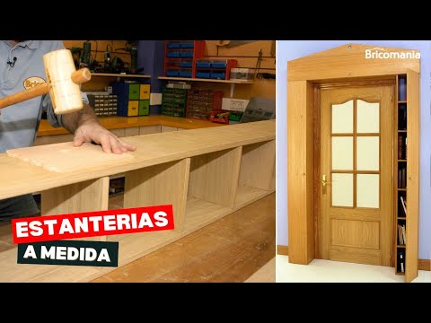 Estanterías a medida: ideas para almacenar y enmarcar puertas con estilo