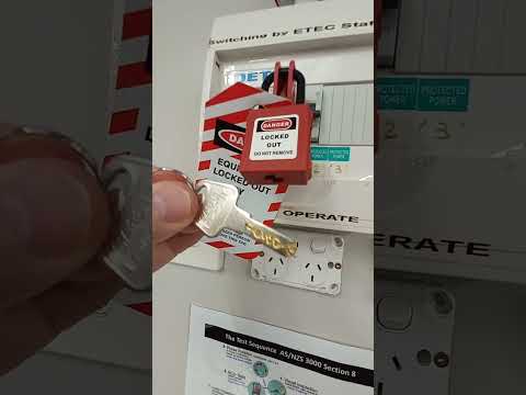 Lock Out Tag out, LOTO, SAFETY FIRST always