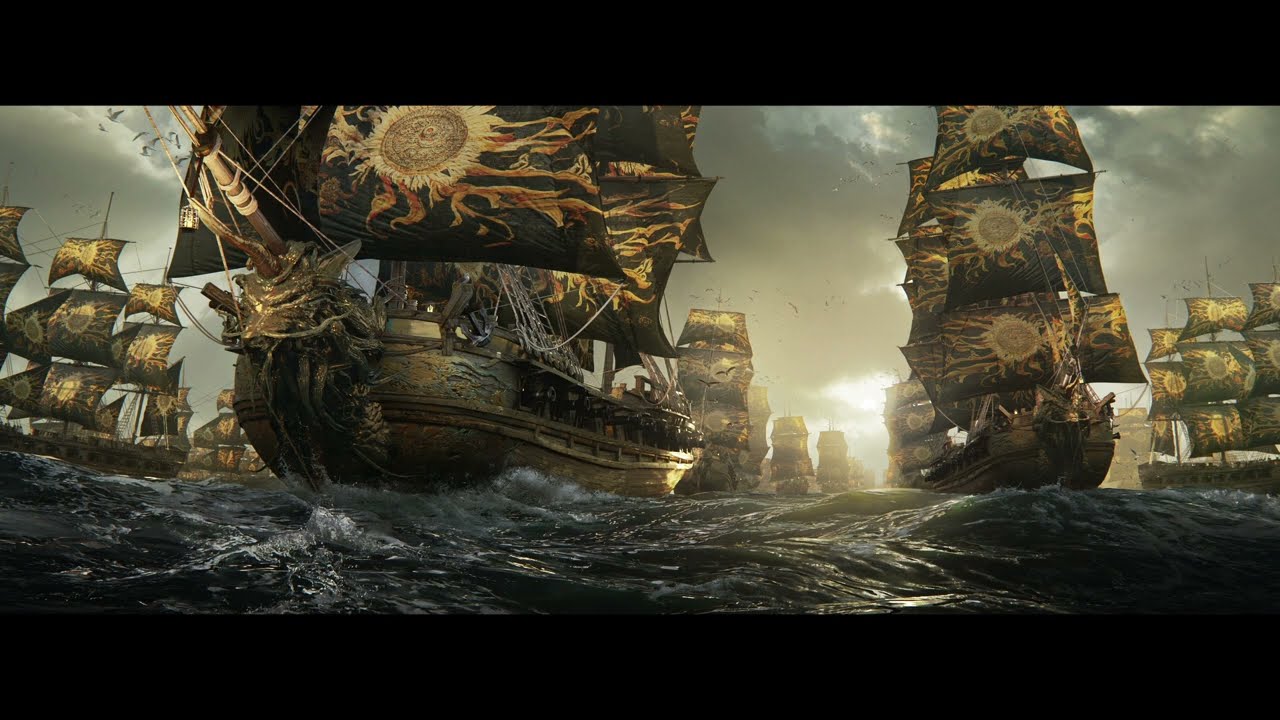 Ritta`s Armada [ Timelapse concept art ] in Blender / Photoshop