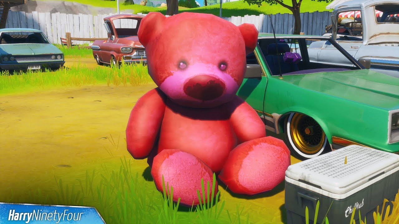 Fortnite Pink Teddy bear Location: Where is Risky Reels to complete ...