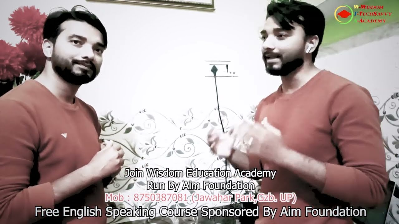 Free English Speaking Course By Aim Foundation at Wisdom Academy