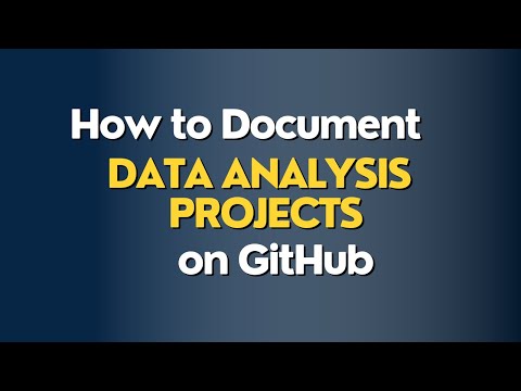 How to Document Data Analysis Projects on GitHub the Right Way