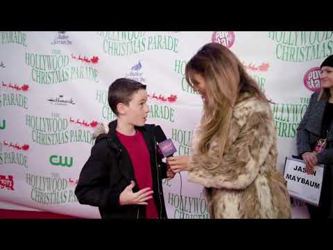 Jason Maybaum Interview by Leila Ciancaglini at Hollywood Christmas parade