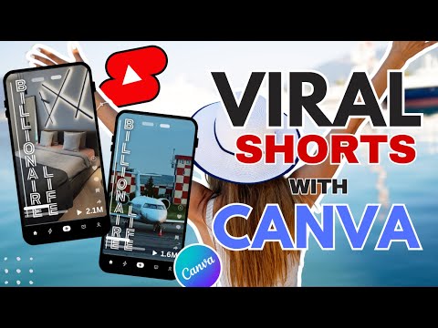 How to Create VIRAL Billionaire Lifestyle Shorts with Canva! | Canva for Short Videos