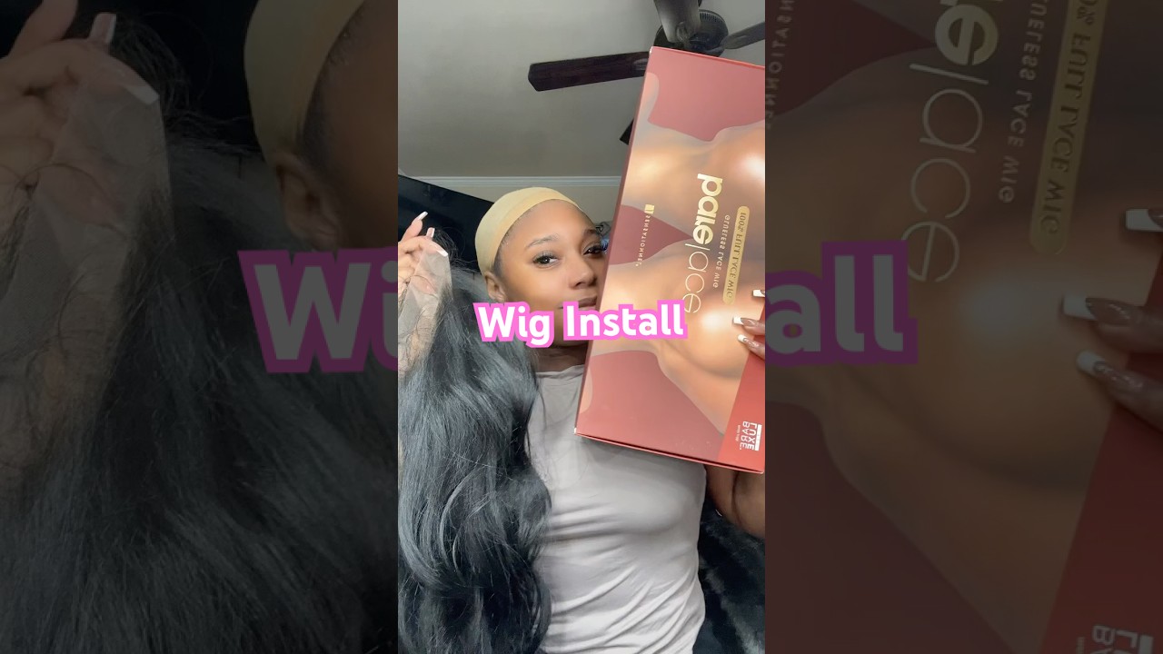 How to install a synthetic wig🥰in my amazon store front check description #slayathome #grwm #shorts