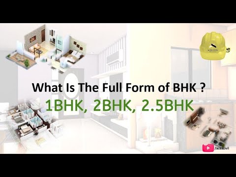 What Is The Full Form Of BHK 2 BHK, 2 5 BHK, 1 RK