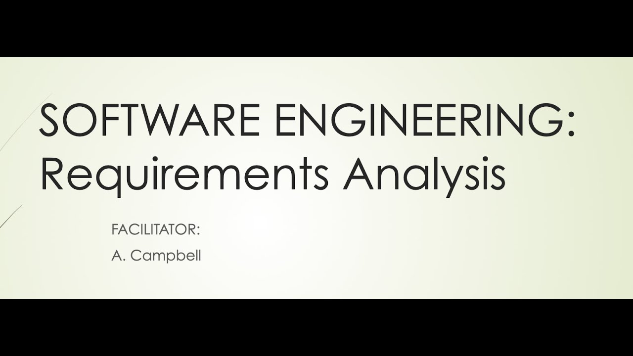 Lecture 1: Introduction to System Analysis and Design