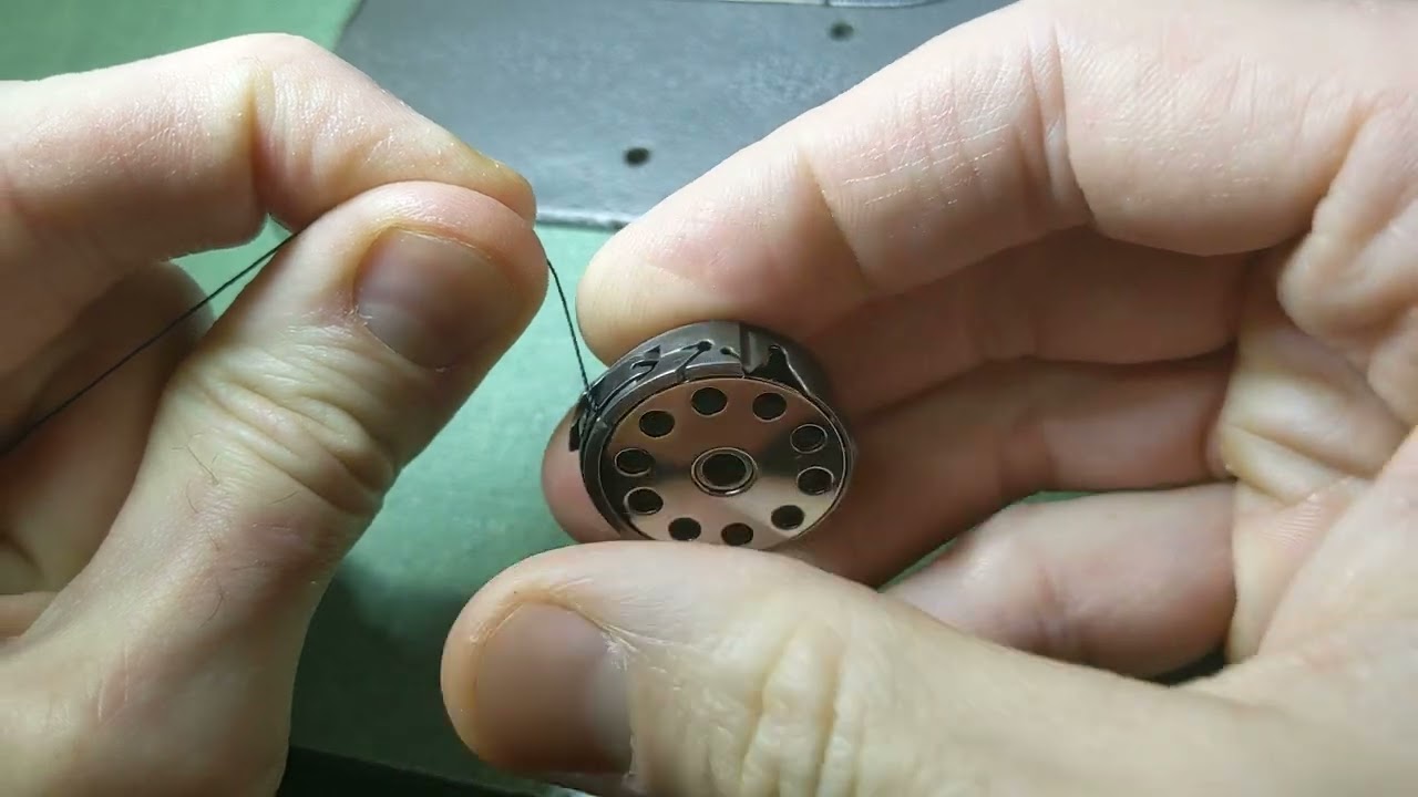 Singer 307G2 Zigzag sewing machine bobbin threading