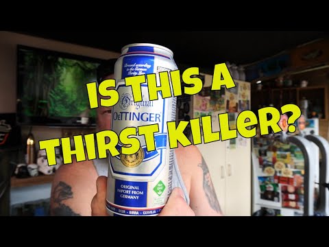 BeerSarge reviews Oettinger Pils...is it a thirst killer?