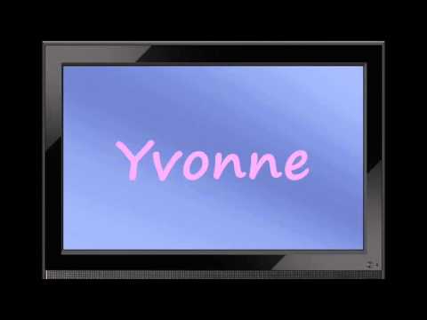Yvonne - German Girl Name