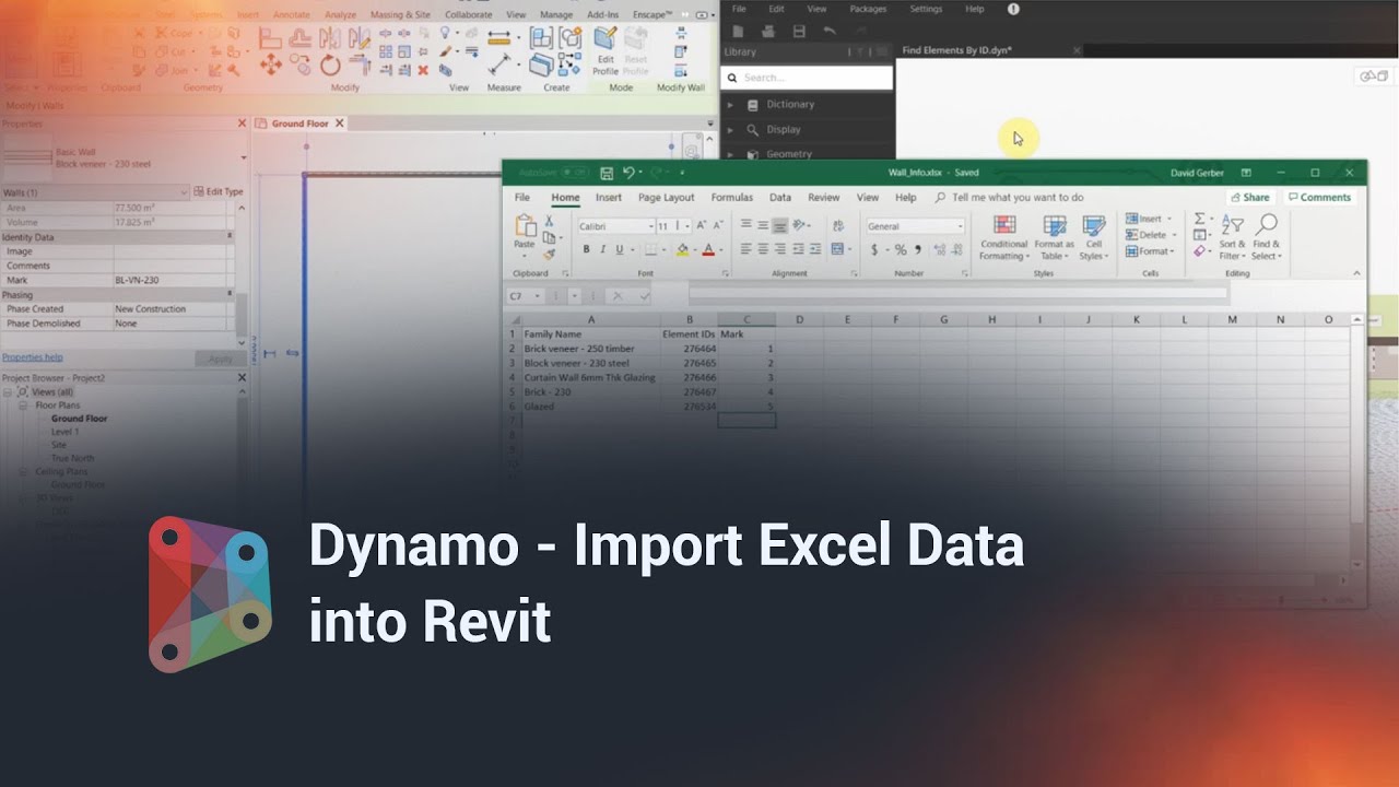 Dynamo - Import Excel Data into Revit