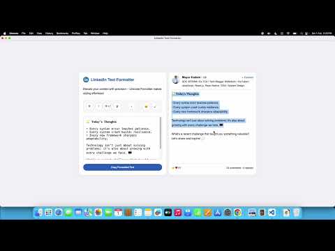 LinkedIn Text Formatter - Chrome Web Store