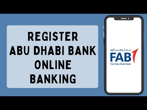 How To Register First Abu Dhabi Bank Online Banking (2023)
