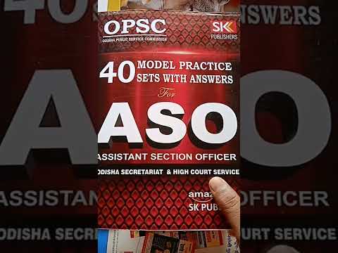 OPSC ASO Best Books For preparation 2022 || GK -Tarun Goyal & Lucent || Math- R.S Aggarwal and Adva