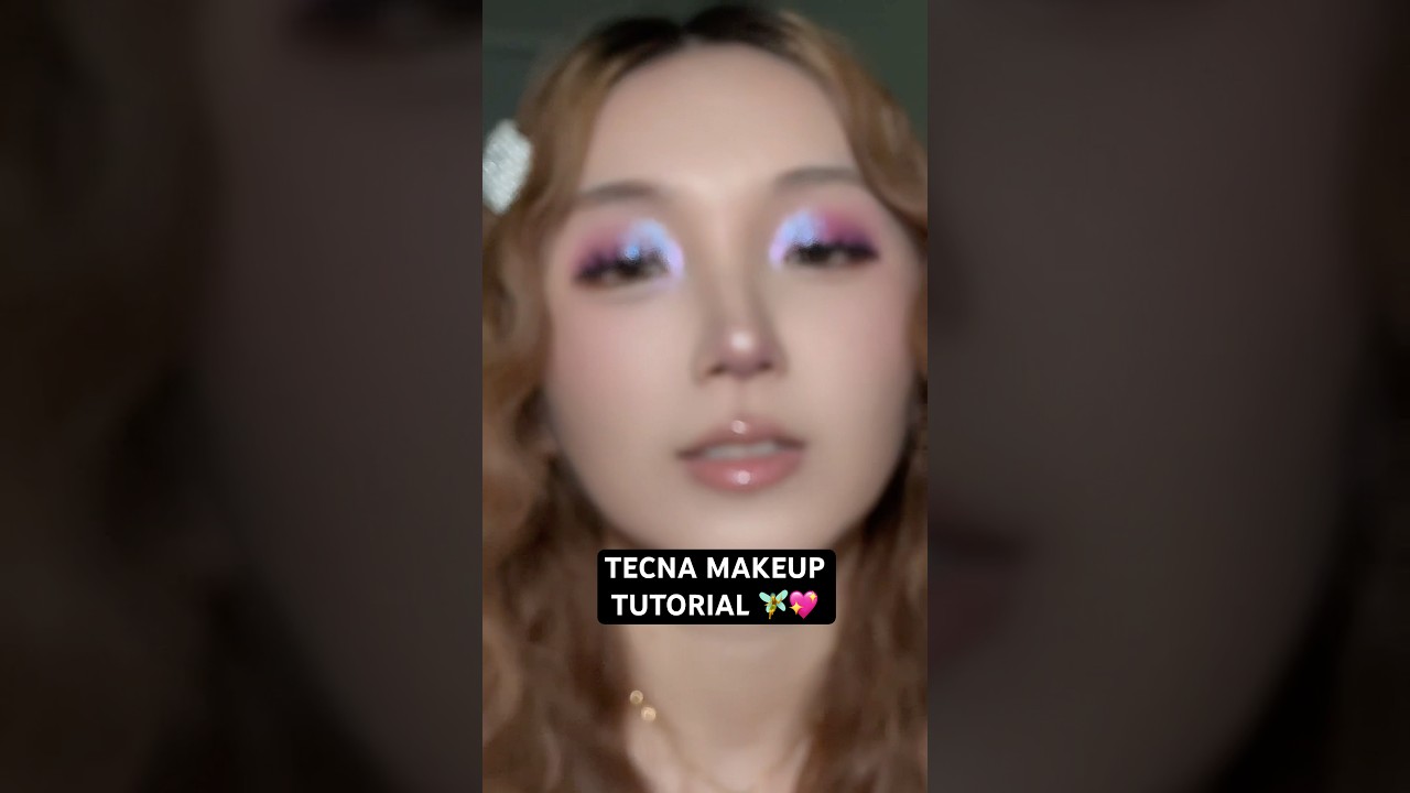 Tecna makeup tutorial 💜💕 #winxclub #eyemakeup #grwm #smallbusiness #fairy #eyeshadow #makeup