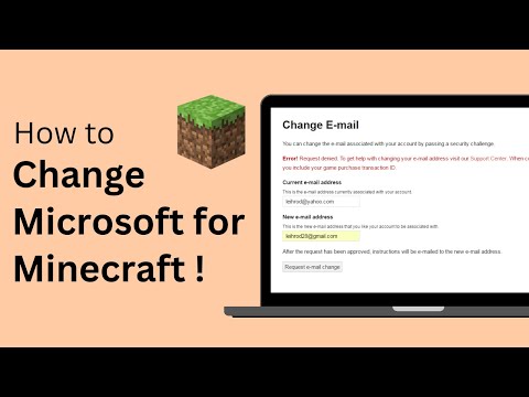 How To Change Microsoft Account In Minecraft !