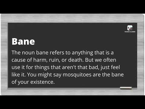 Bane Meaning | Word pronounce | English Speaking Practice | English | WordsClasses