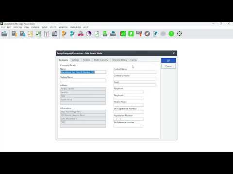 Setup a NEW Company- CFS N5_November 2024