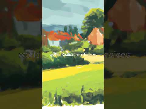 What is the difference between realism and impressionism?