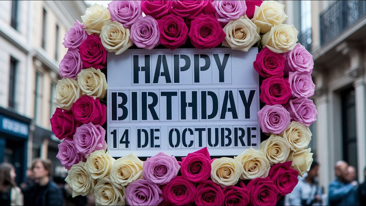 Happy Birthday October 14th - Birthday Song for those born on October 14th