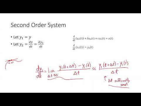 Lecture Part 1: Discretizing Second Order Equations
