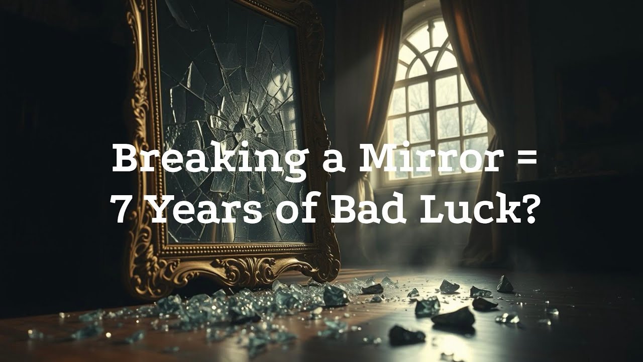 🪞 Breaking a Mirror = 7 Years of Bad Luck? The Truth Behind This Superstition! 🔮