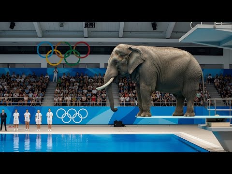 Elephant Olympics | The Impossible Jump Anticipation and Waiting