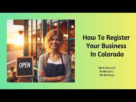 How To Register A Business In Colorado #businessfinance #businessadvice