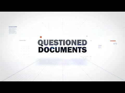 Questioned Documents (2021) - San Diego County Sheriff’s Department
