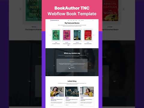 BookAuthor TNC - Webflow Book Template